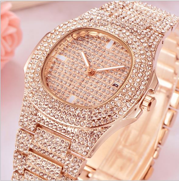 Glittery band and dial watches - Ariano