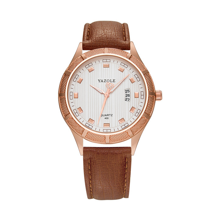 Yazole 400 PU belt calender watch - Ariano